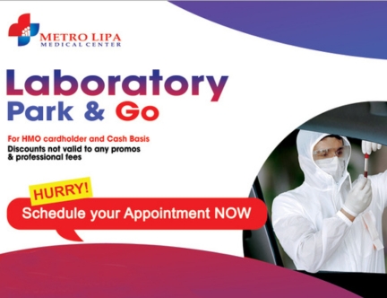 Park And Go (Drive Thru Services) - Metro Lipa Medical Center